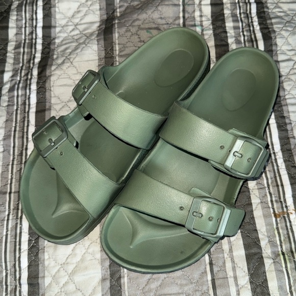 Target | Shoes | Womens Neida Eva Two Band Footbed Slide Sandals Shade ...